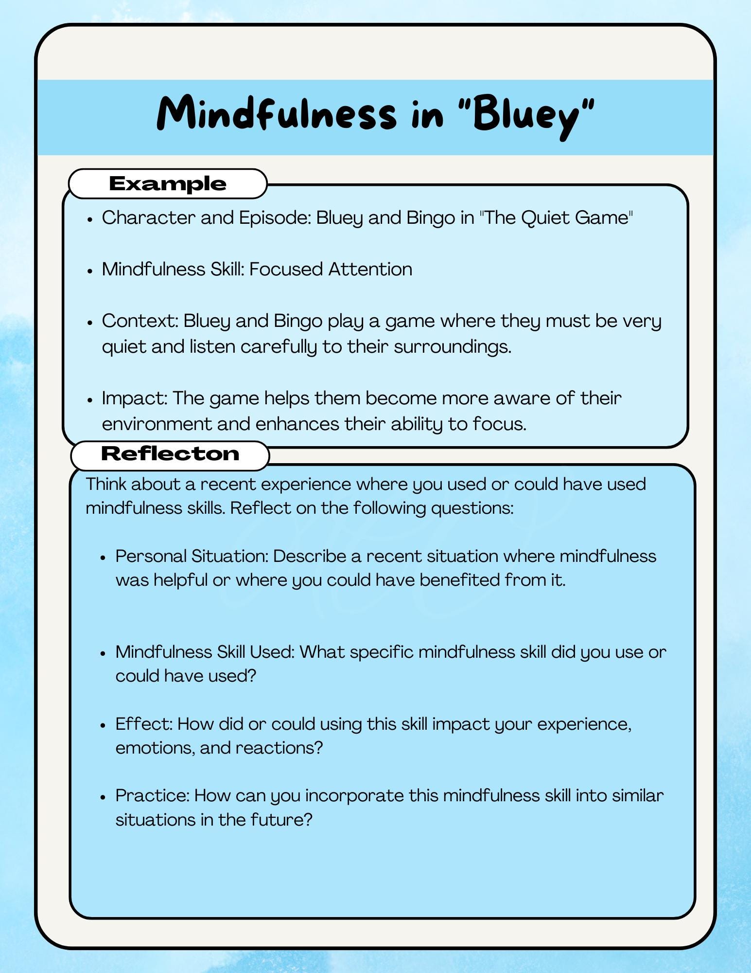 Bluey Therapy Workbook - Etsy