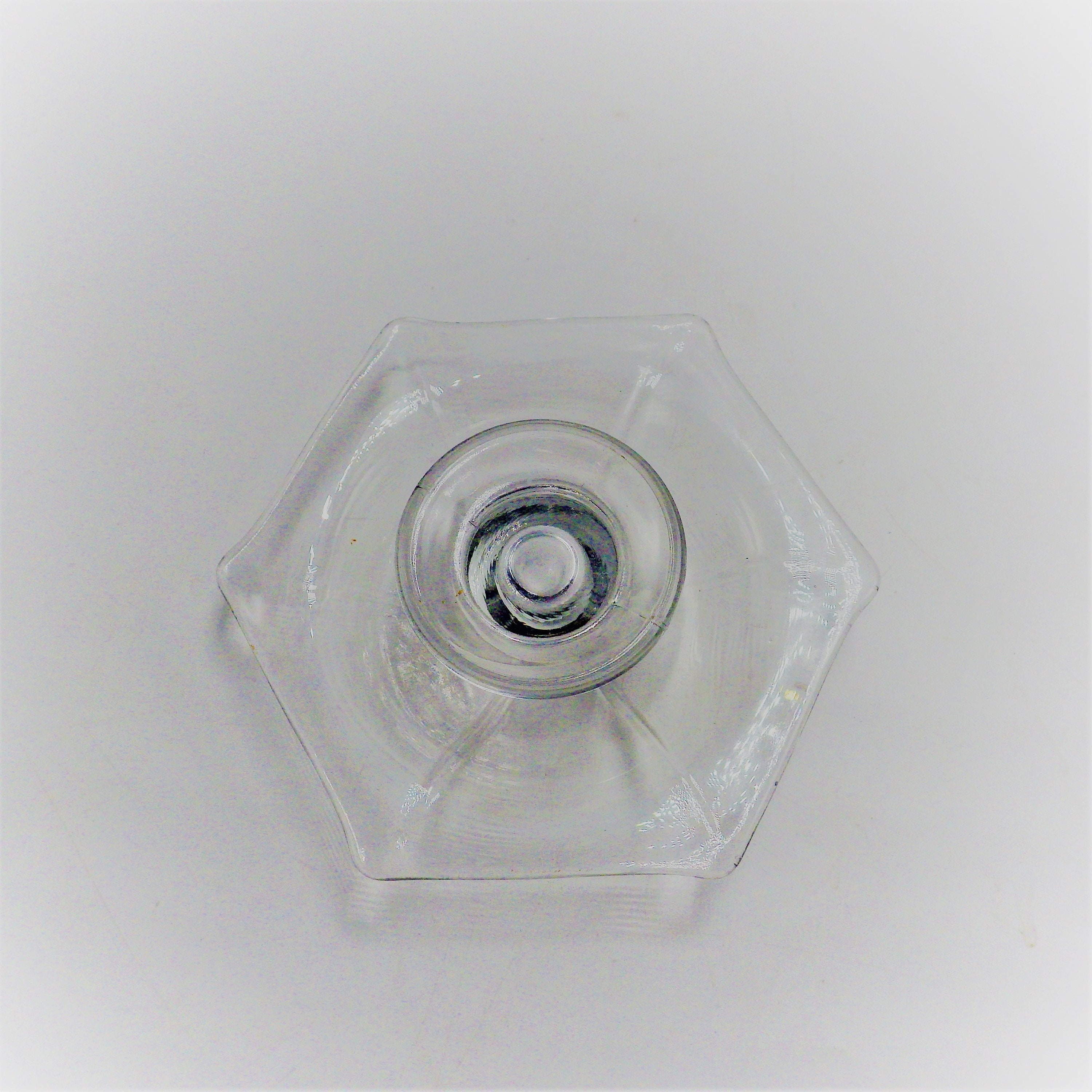 Clear Glass Taper Candlestick 1 Inch Candle Holder Flared Base - Etsy