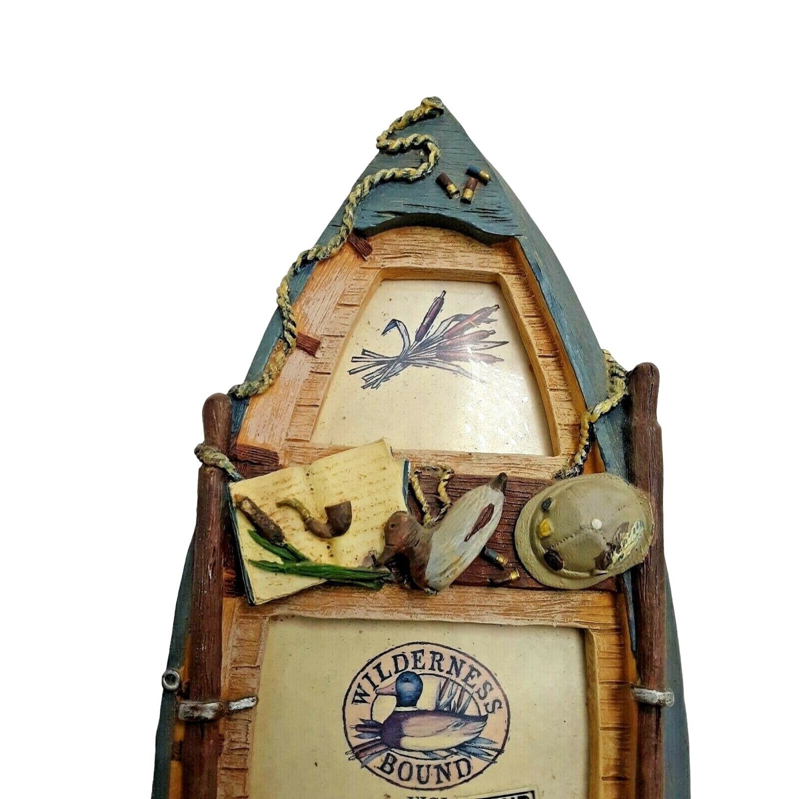 Wilderness Bound Duck Boat Picture Frame Hand Painted 3 Frames Cabin ...