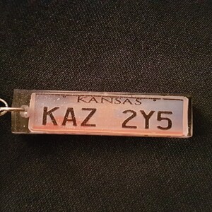 Supernatural Baby Impala Number Plate Keyring – Resin Keychain Inspired ...