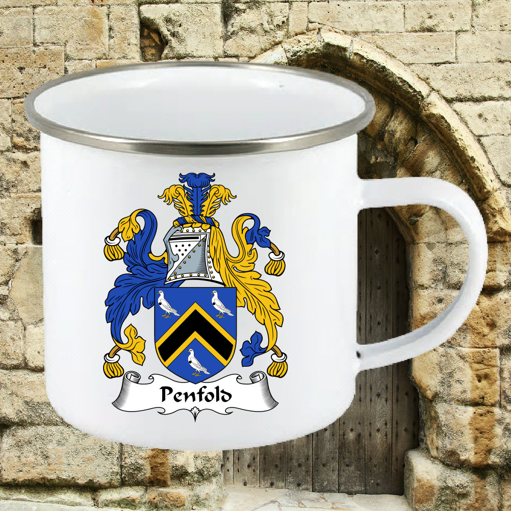 Coat of Arms, Enamel Mug, Family Crest - Etsy