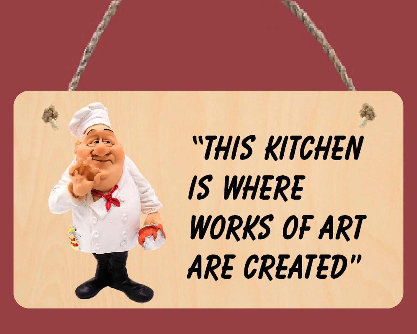 Kitchen Sign Hanging Sign Kitchen Wall Sign Plywood Sign - Etsy