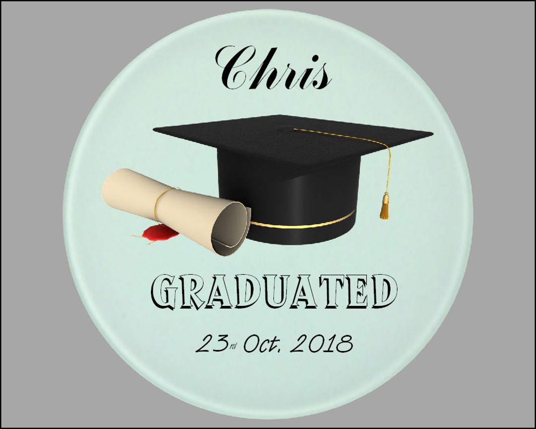 Personalised Coaster,graduation Gift, Glass Coaster, Personalised Gift ...