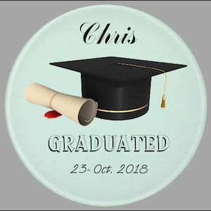 Personalised Coaster,graduation Gift, Glass Coaster, Personalised Gift ...