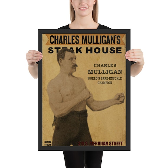 Charles Mulligans Steakhouse Poster