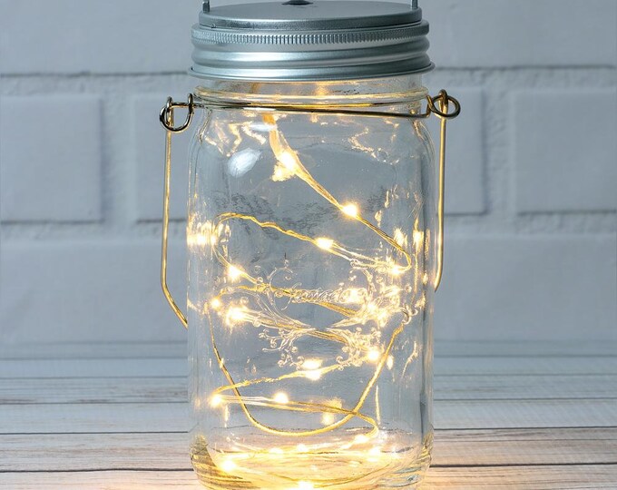 DIY Mason Jar Fairy Lights, LED String Lights for Decorations and ...