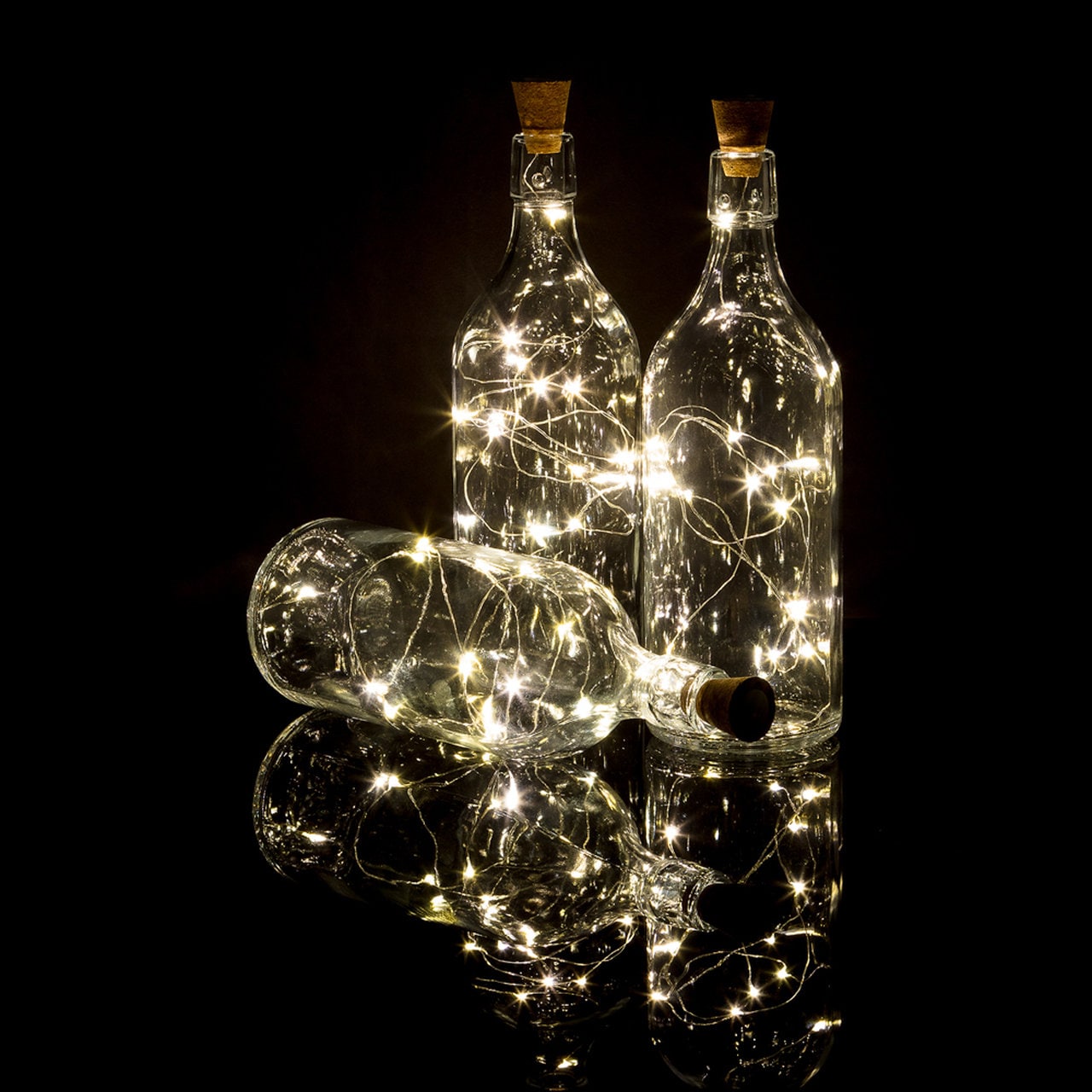 DIY Wine Bottle LED Lights Nightlight (cool White, Warm White ...