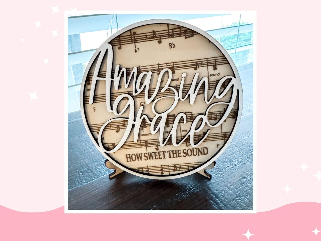 Amazing Grace Sign | Wood Decor | Home Decor | Bible Verse Sign ...