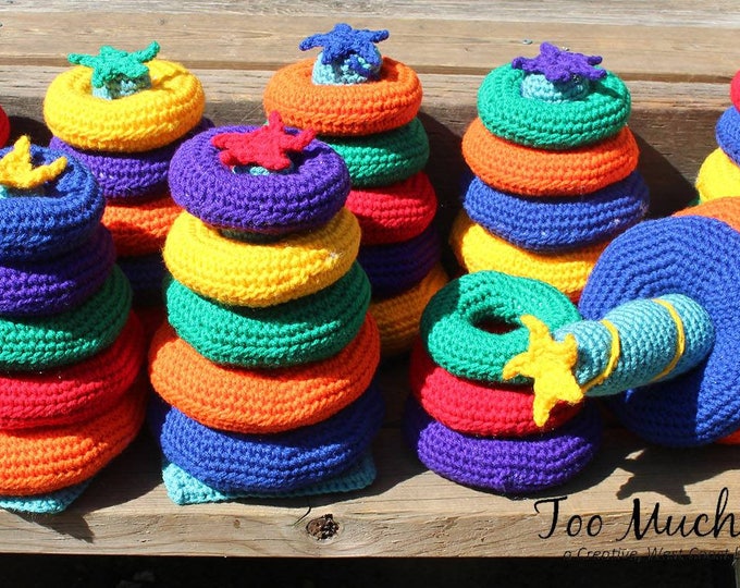 Stacking Ring Toy Crochet PATTERN PDF - Etsy