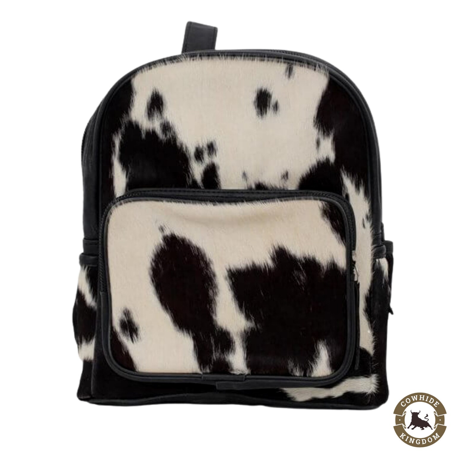 Natural Cowhide Backpack Black and White Cowhide Bag Tricolor - Etsy