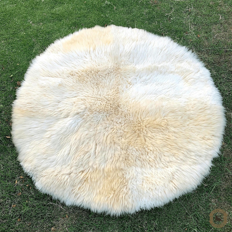 Round Skin Rug - Etsy