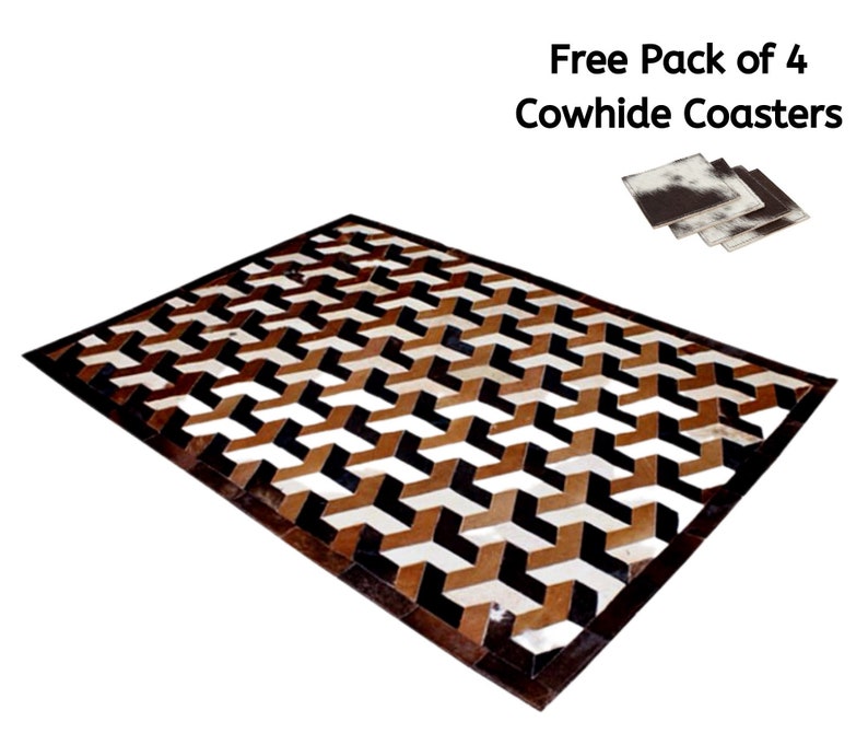 Real Cowhide Runner Rug Natural Cow Skin Patchwork Rug - Etsy