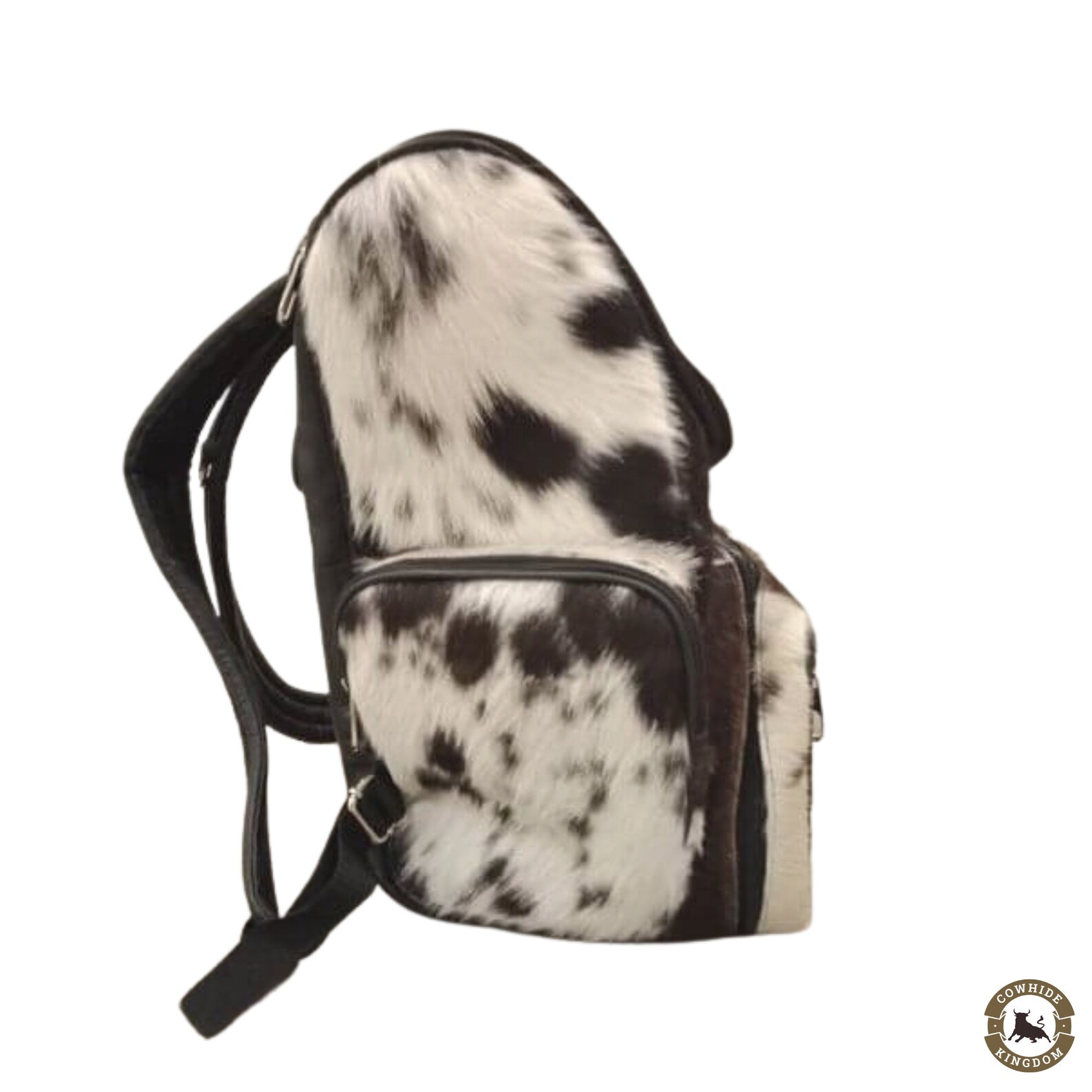 Cowhide Leather Backpack Cowhide Diaper Bag Backpack Real - Etsy