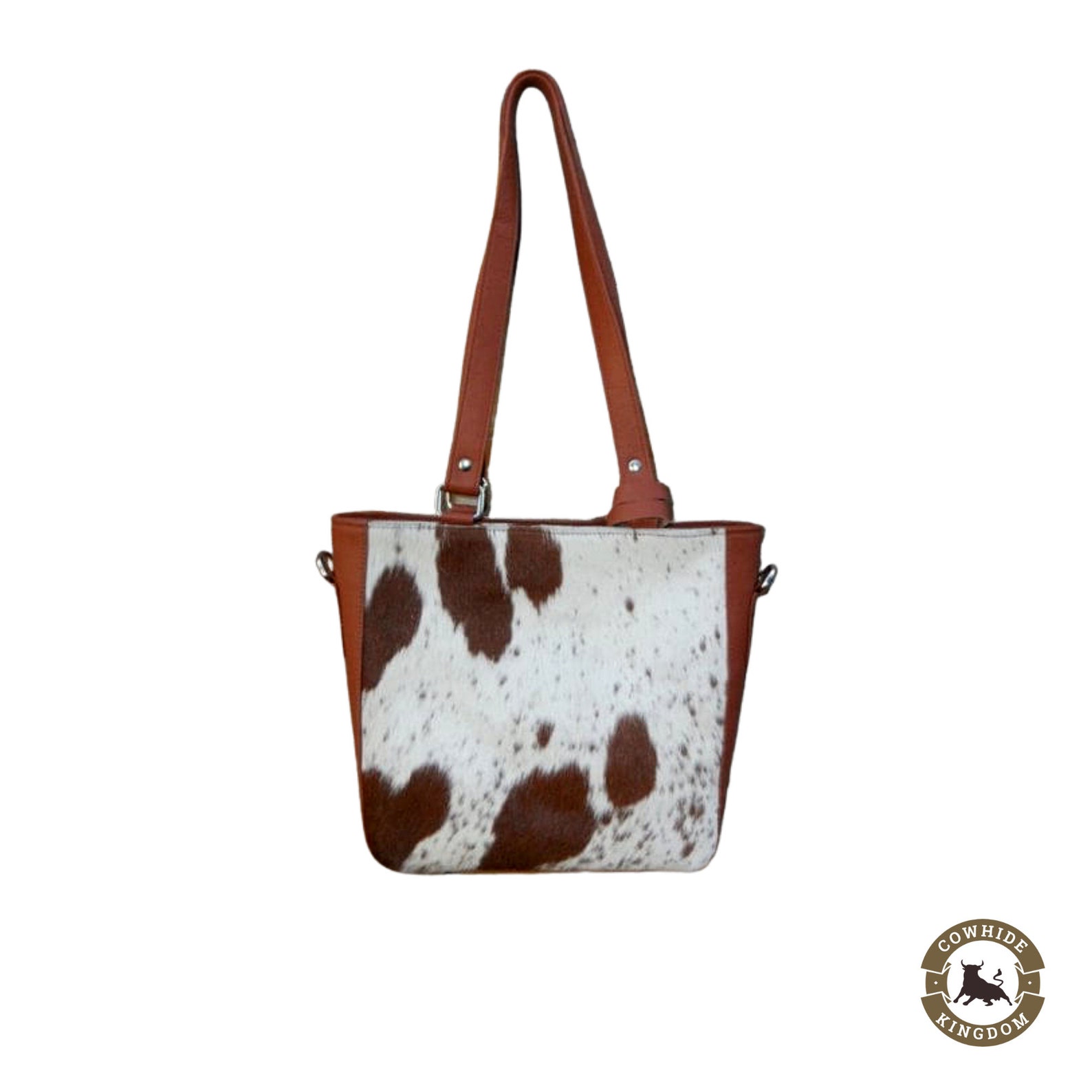 Natural Cowhide Tote Bag for Daily Use Bucket Leather Bag for - Etsy