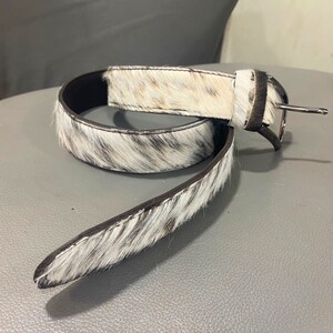 Tricolor Cowhide Leather Belts, Handmade Unisex Cowhide Belt With ...