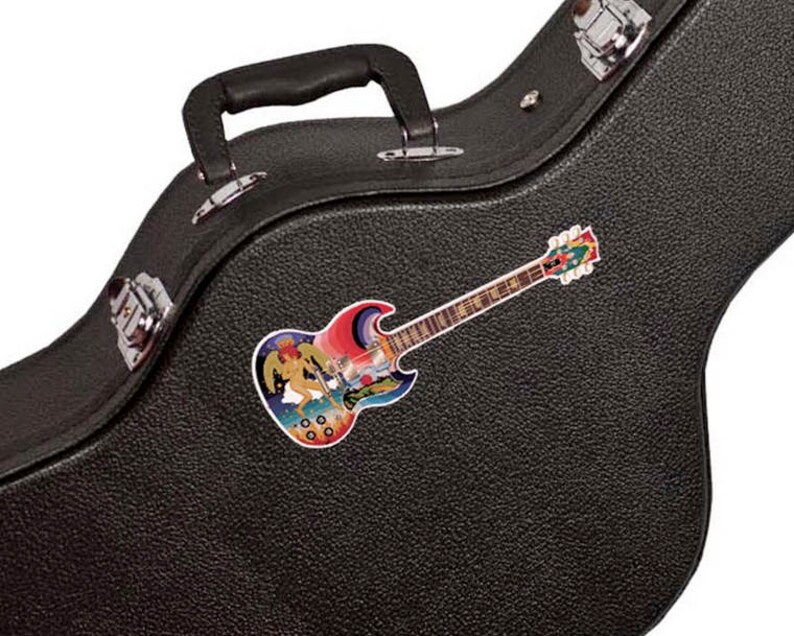 The Fool Gibson SG Guitar Sticker - Etsy
