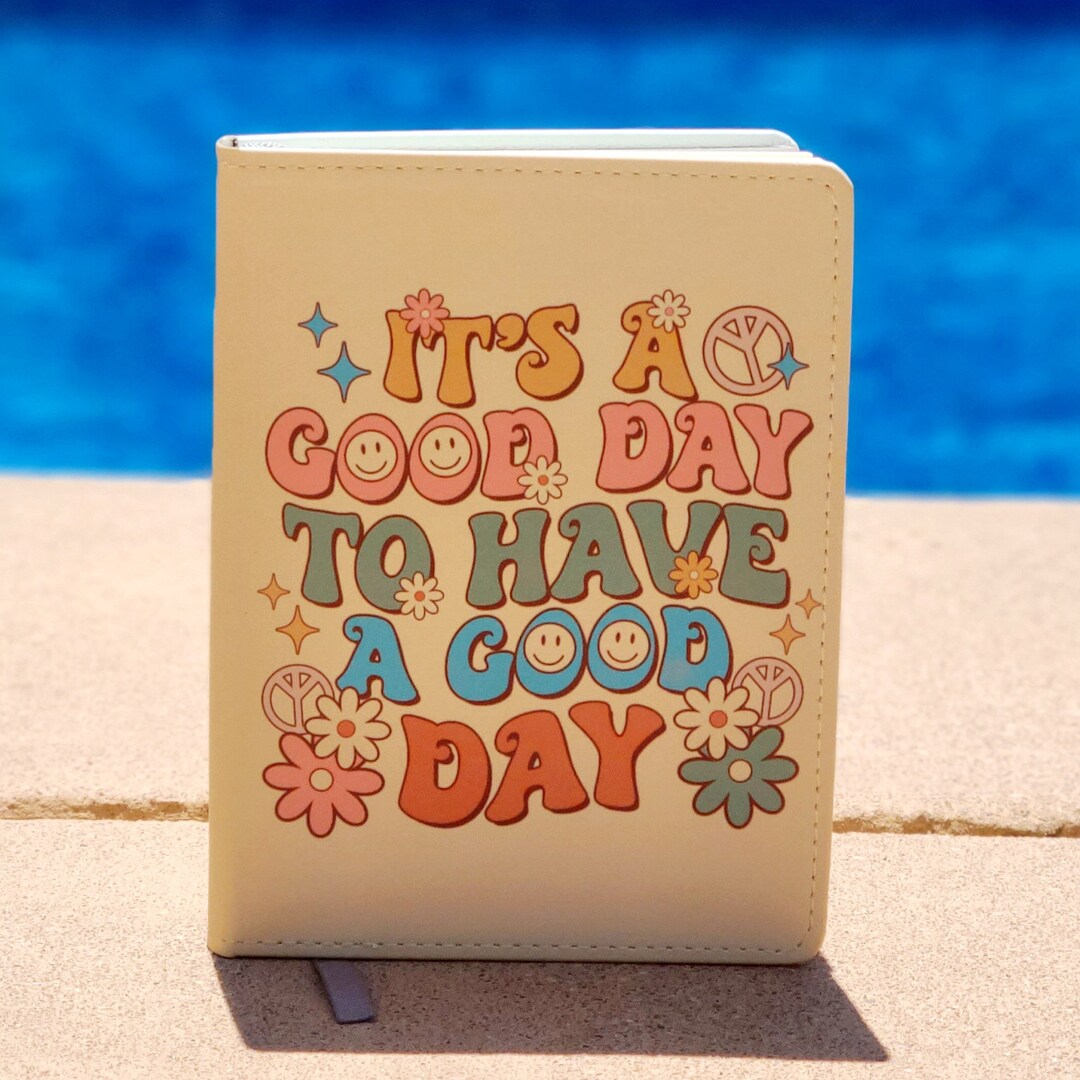 Happy Good Day Journal, Diary, Therapy Journal, Good Vibes Boho Hippie ...