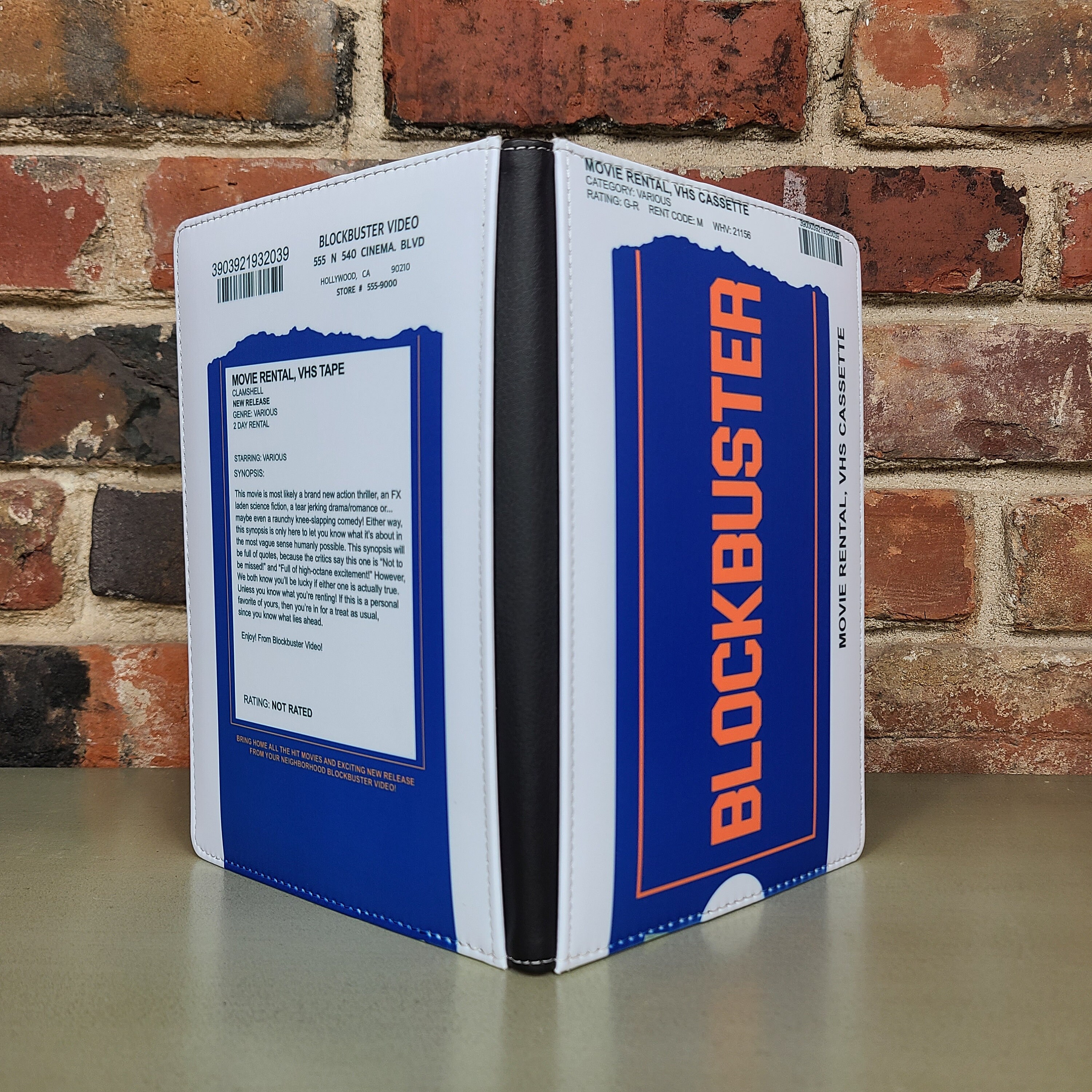 Retro 90s Throwback Blockbuster Inspired VHS Journal Nostalgia Gift ...