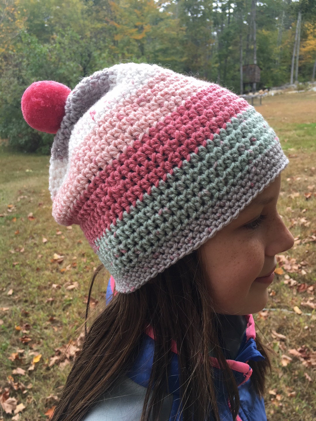 Wool Blend Hat, Multi Colored Hat - Etsy