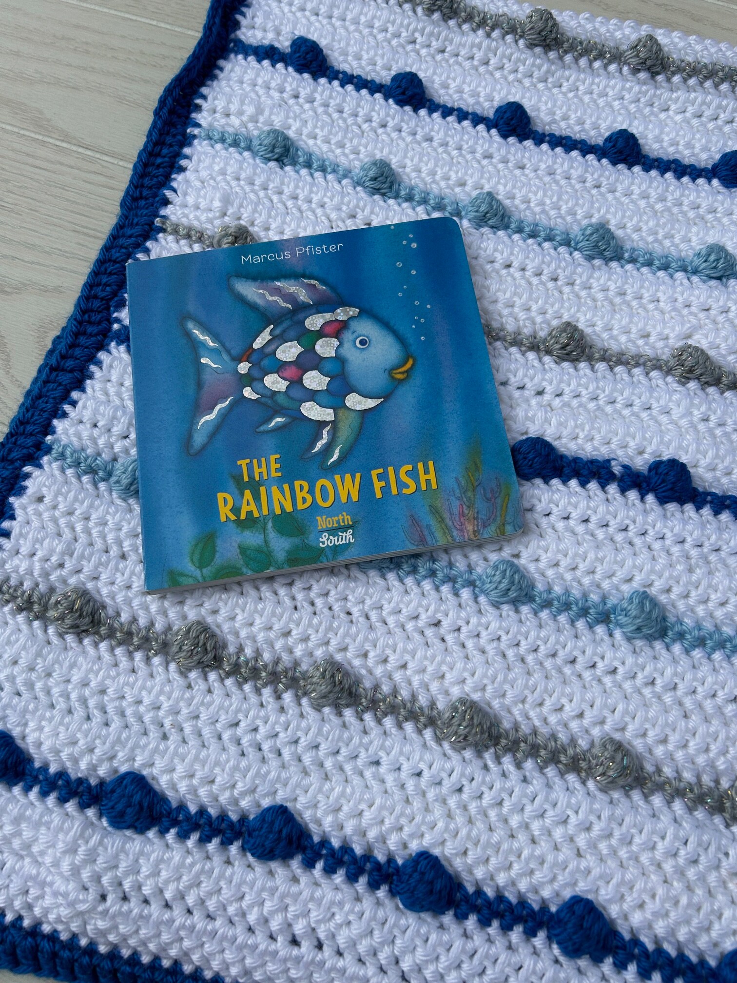 Rainbow Fish Themed Baby Blanket! - Etsy