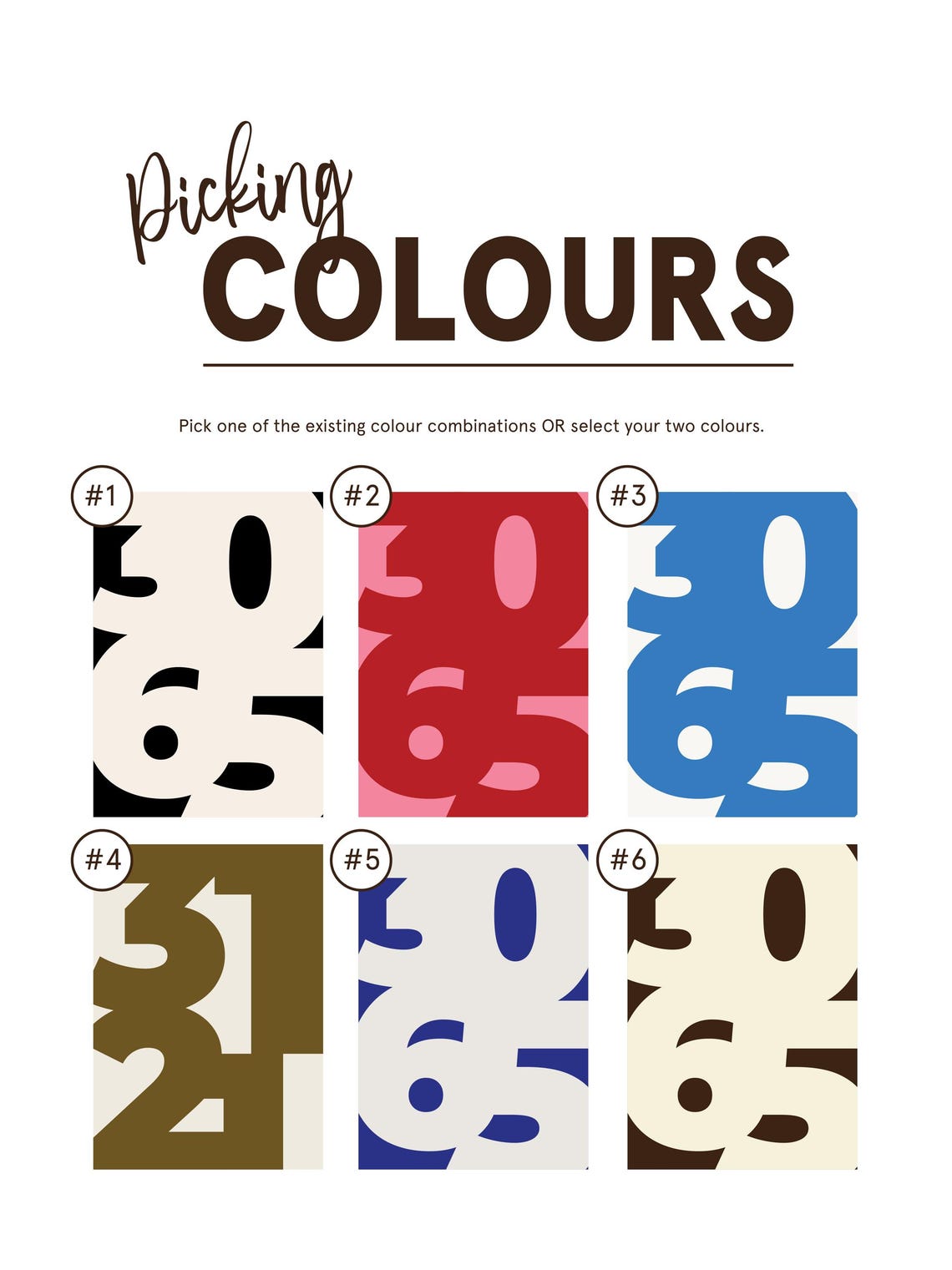 Australian Postcode Print {chunky Numbers} | Customised to Your ...