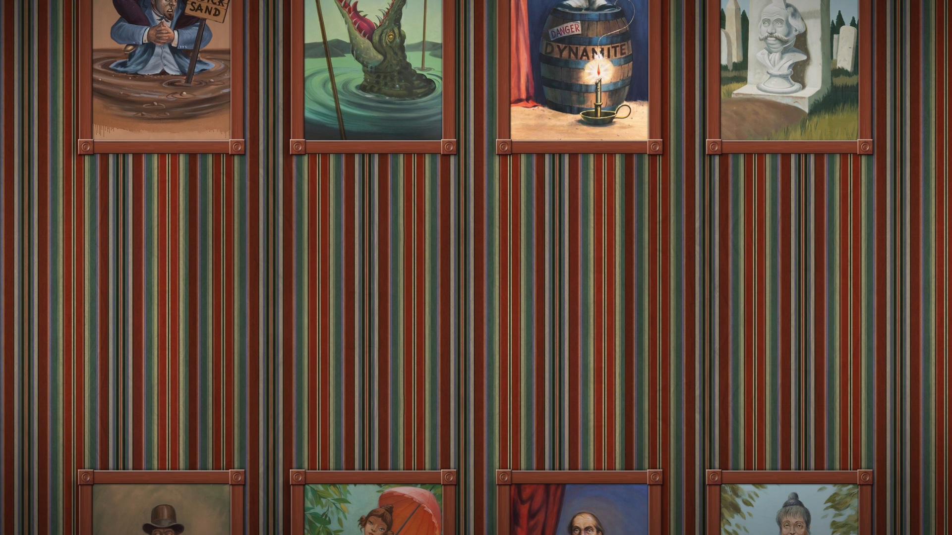 Haunted Mansion Stretching Portraits Video Loop (digital Download) - Etsy