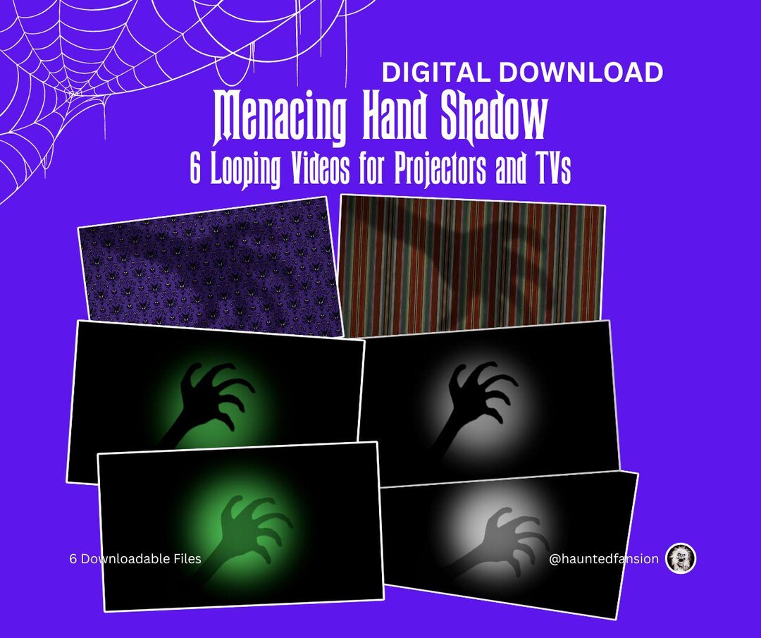 Menacing Shadow Video Loop for Projectors and Tvs - 6 Video Bundle - Etsy