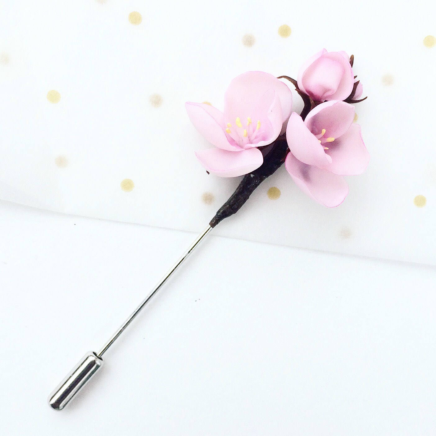 Flower Blossom Lapel Pin Flower Pin Flower Boutonniere - Etsy