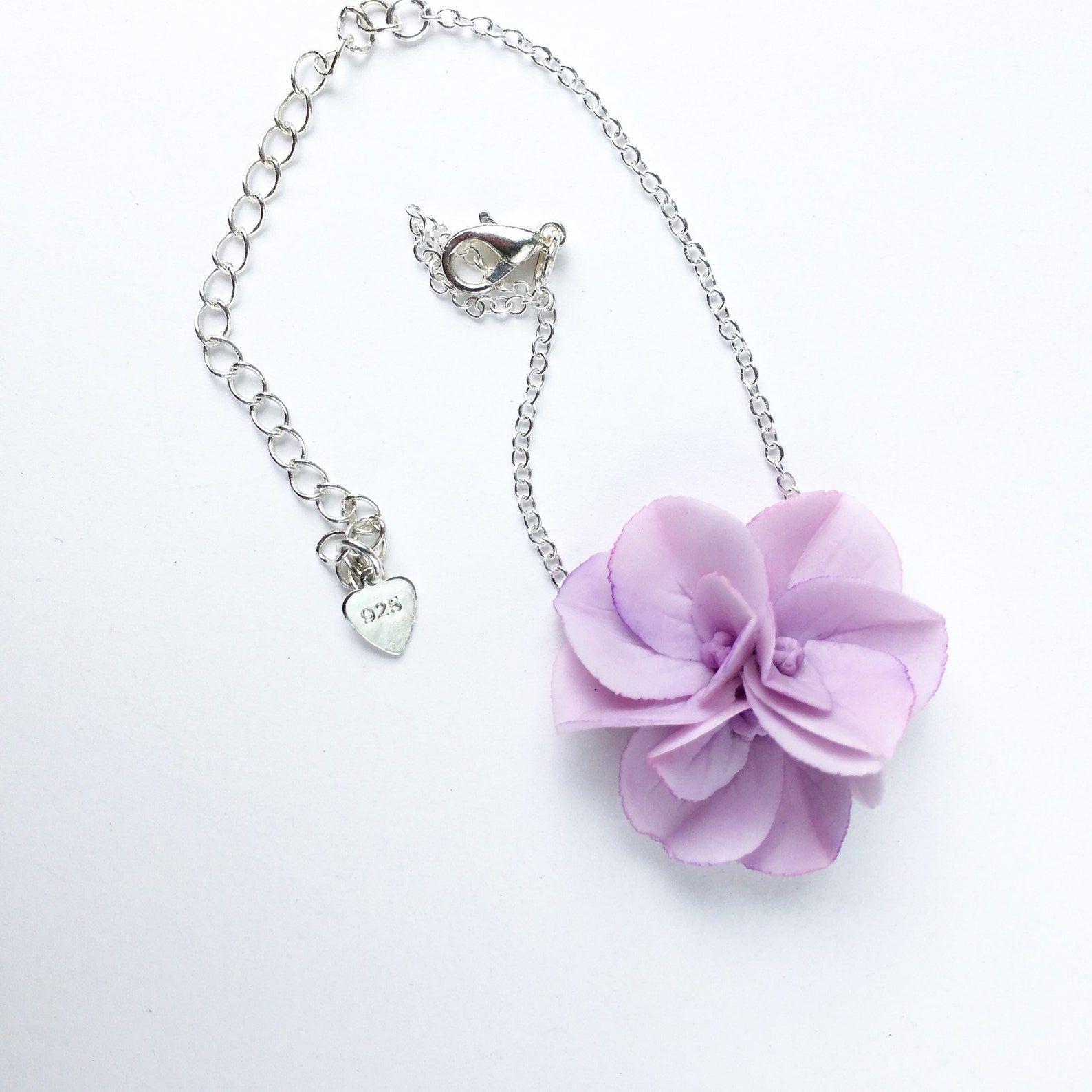 Hydrangea Bracelet Blue Bridesmaid Bracelet Hydrangea Jewelry - Etsy