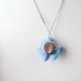 Blue Hydrangea Jewelry Set Blue Hydrangea Pendant Blue - Etsy