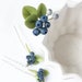 Blueberry Hair Pin Blueberry Hair Piece Blue Hair Clip Berry Hair Piece ...