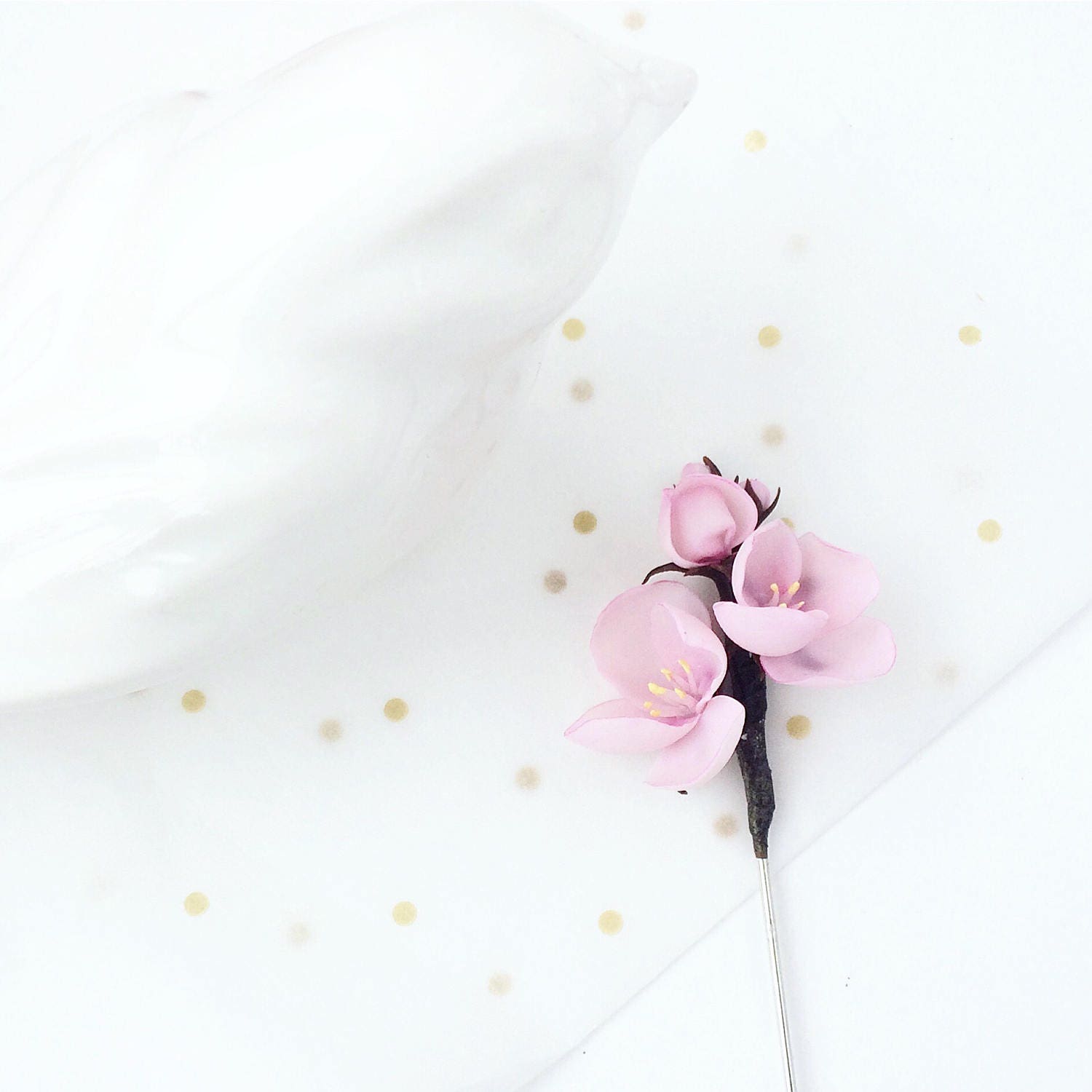 Flower Blossom Lapel Pin Flower Pin Flower Boutonniere - Etsy