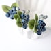 Blueberry Hair Pin Blueberry Hair Piece Blue Hair Clip Berry - Etsy