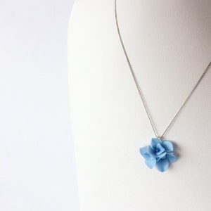 Blue Hydrangea Pendant Floral Jewelry Pendant Blue Pendant Floral ...