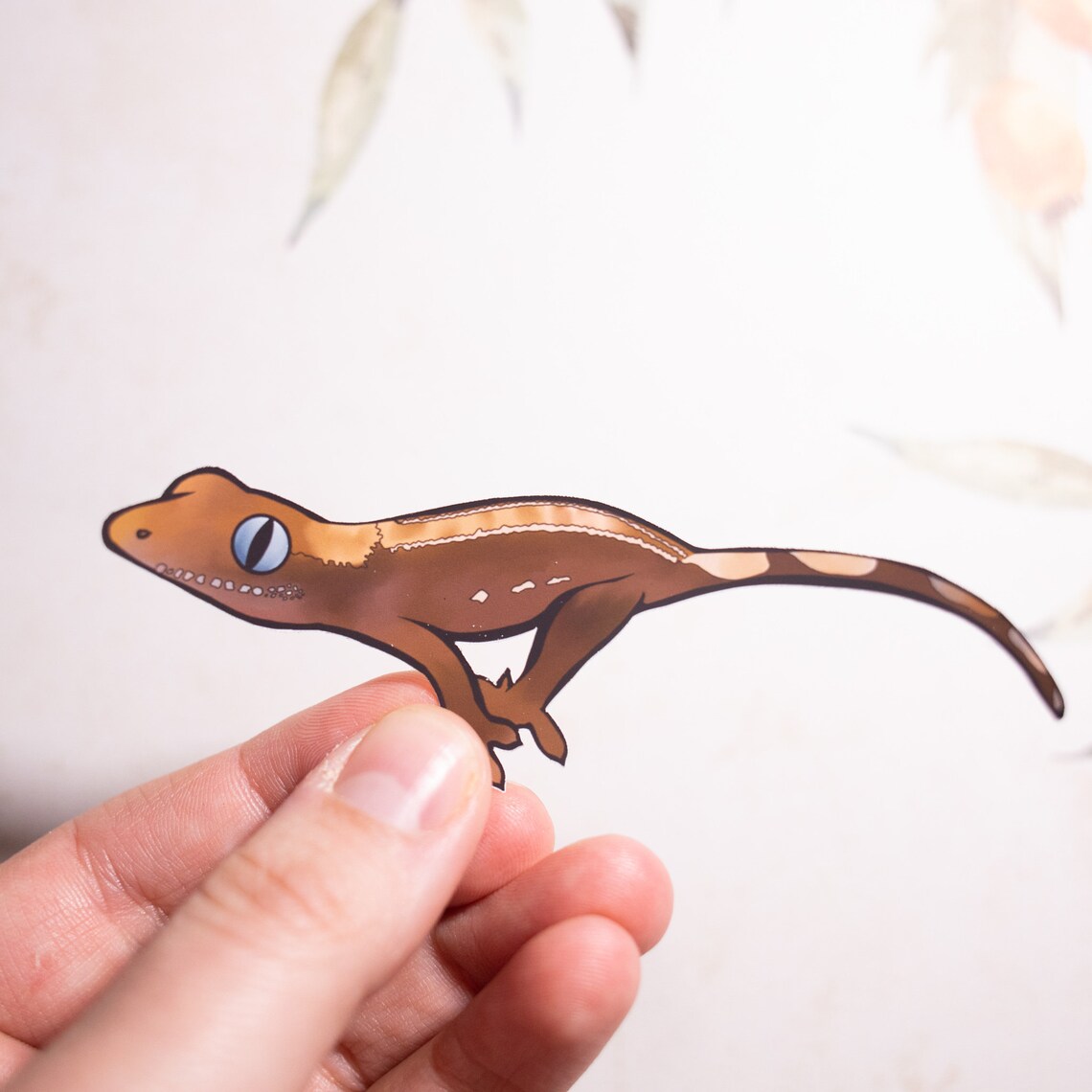 Crested Gecko Sticker Gecko Sticker Small Animal Stickers | Etsy
