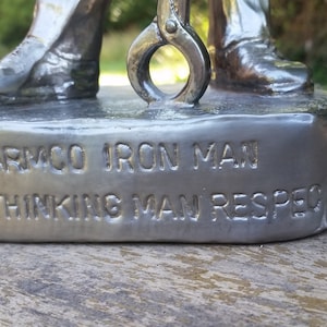 1966 Armco Iron Man Safety Award Statue - Etsy