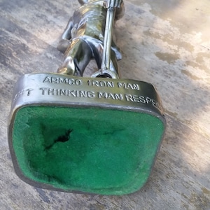 1966 Armco Iron Man Safety Award Statue - Etsy