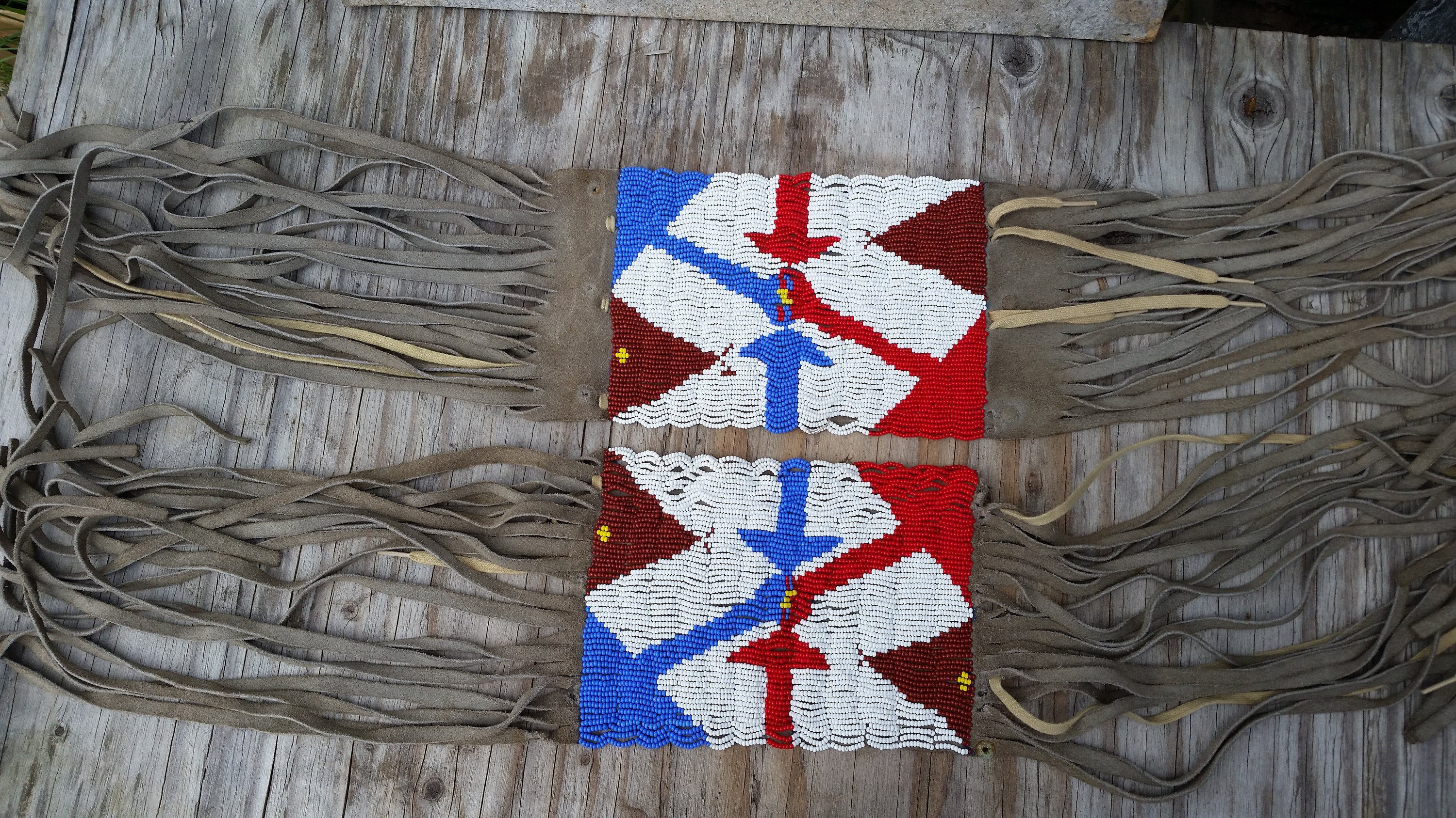 Vintage Native American Beadwork Panels - Etsy