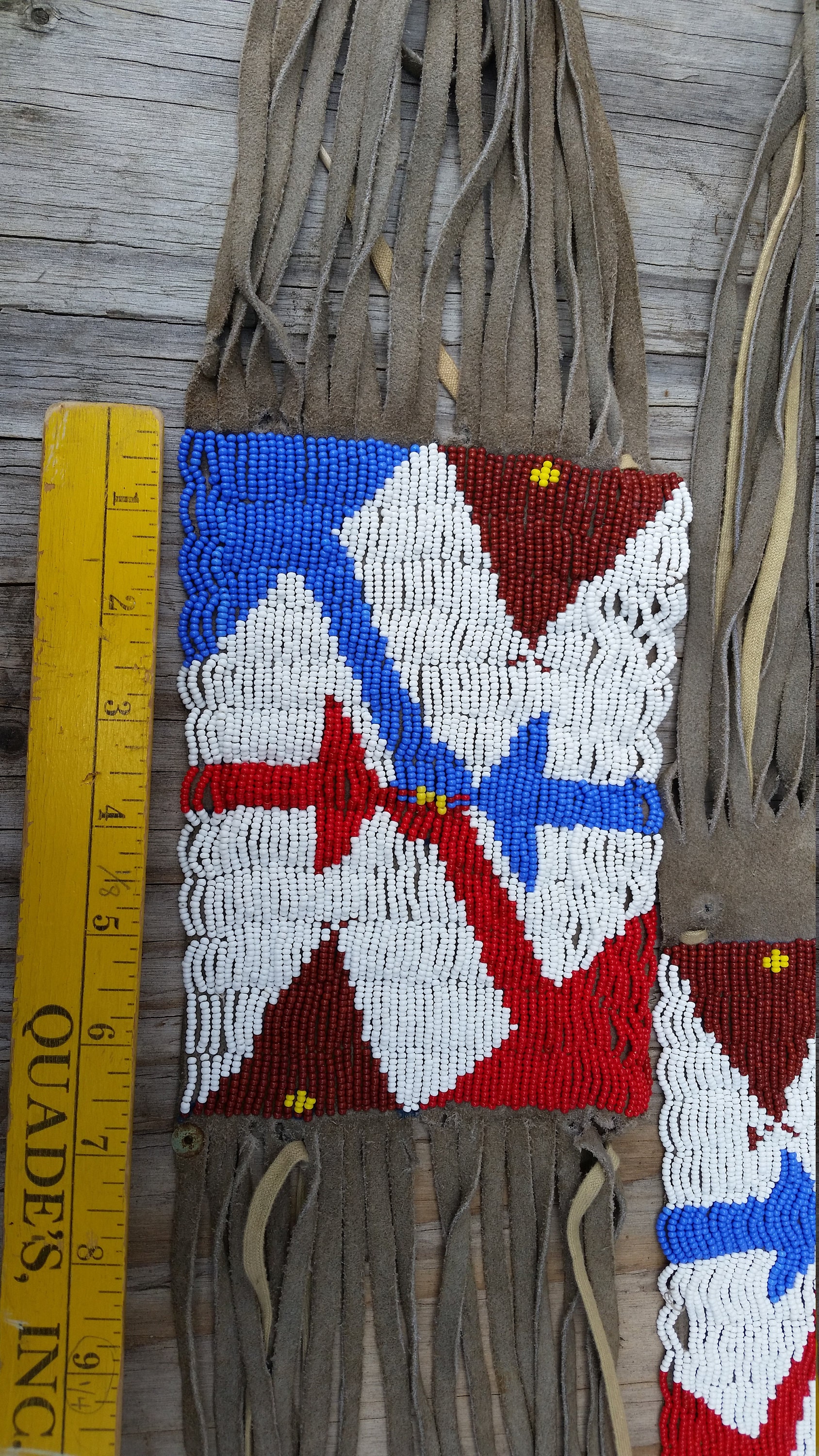 Vintage Native American Beadwork Panels - Etsy