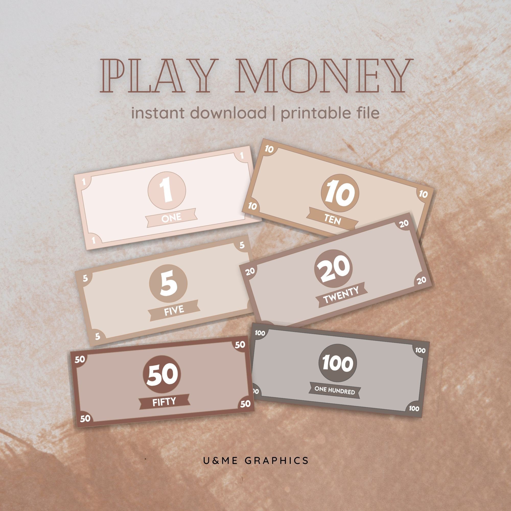Play Money, Kids Pretend Play, Pretend Money, Toy Money, Printable ...
