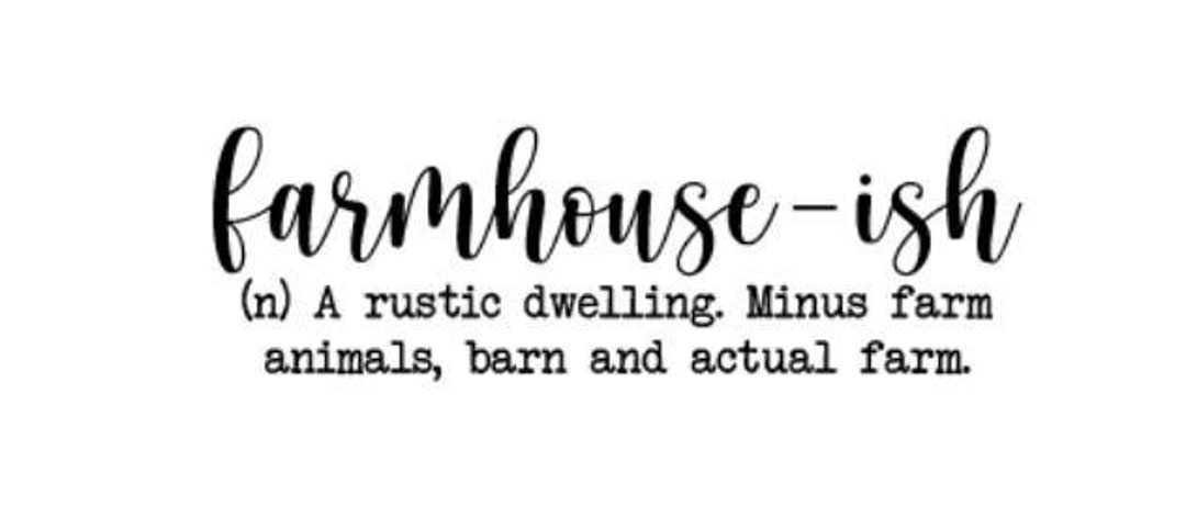 Farmhouse-ish Decal.kitchen Sticker.cup Decal.sticker Decal.#momlife ...
