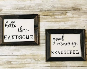 Good Morning Beautiful Sign - Etsy