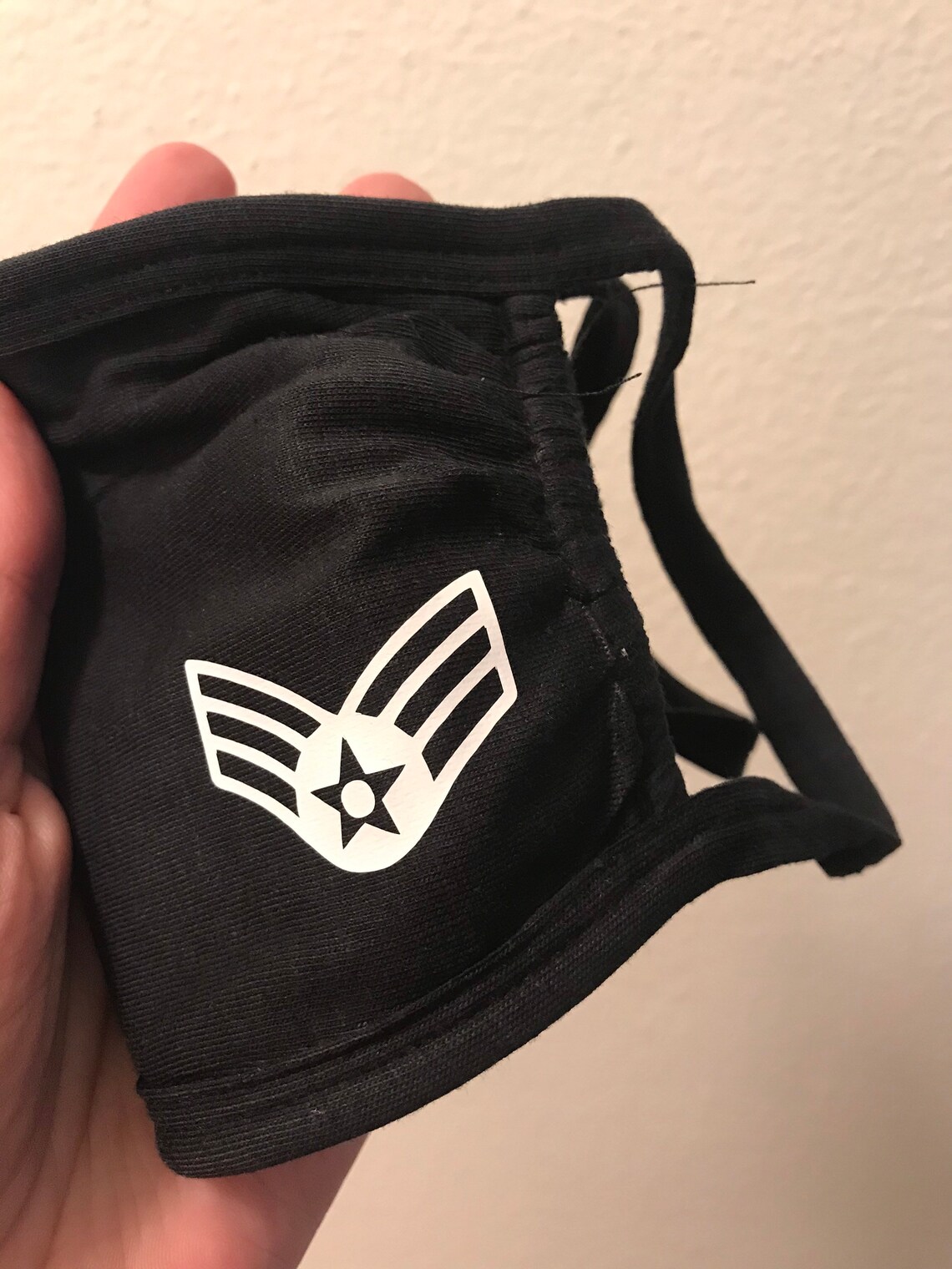Air Force Rank Face Mask Air Force Face Mask Enlisted Rank - Etsy