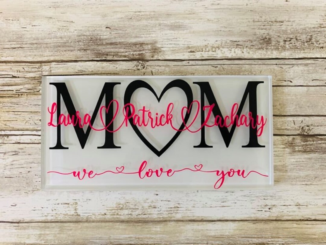 Custom Decorative Name Tile Signs, Personalized Tile Signs, Birthday ...