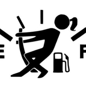 Gas Tank Sticker.vinyl Decal.gas Price.bumper Sticker Decal.car Decal ...