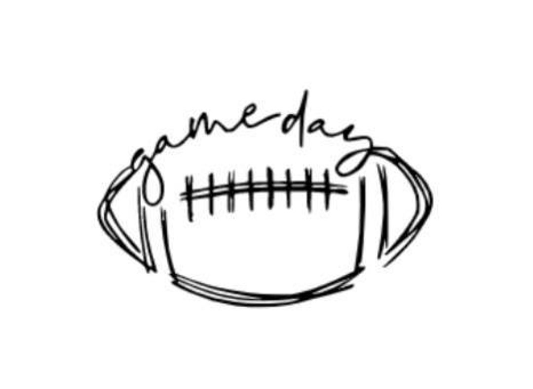 Football Sticker.game Day Decal.gameday Sticker.bumper Sticker.football ...