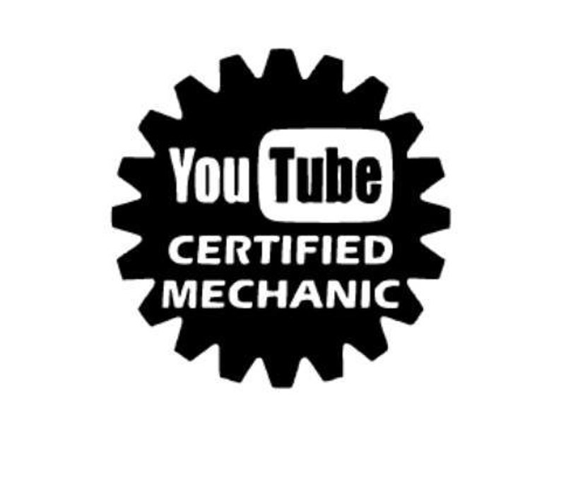 You Tube Certified Mechanic.men Sticker.toolbox Decal.husband Sticker ...