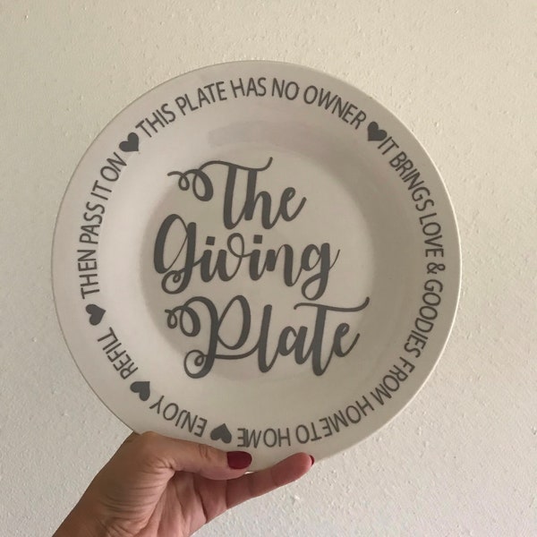 Giving Plate - Etsy