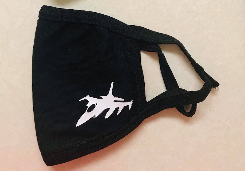 F-16 Face Mask Airplane Mask Air Force Face Mask Custom | Etsy