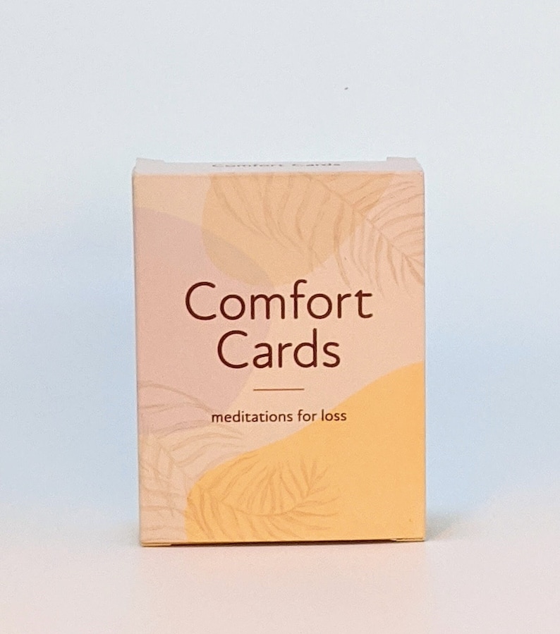 Comfort Cards a Grief Affirmation Deck Meditation Gift for | Etsy
